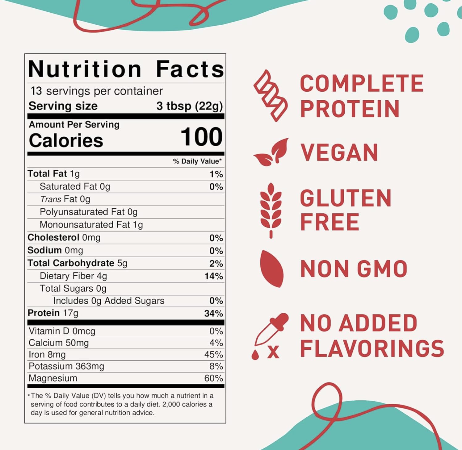 hemplete Organic Hemp Heart Unflavored Vegan Protein Powder, Plant-Based for Balanced Nutrition, All-Natural, 1 Ingredient, No Artificial Ingredients, Easy to Digest & Mix (10oz)