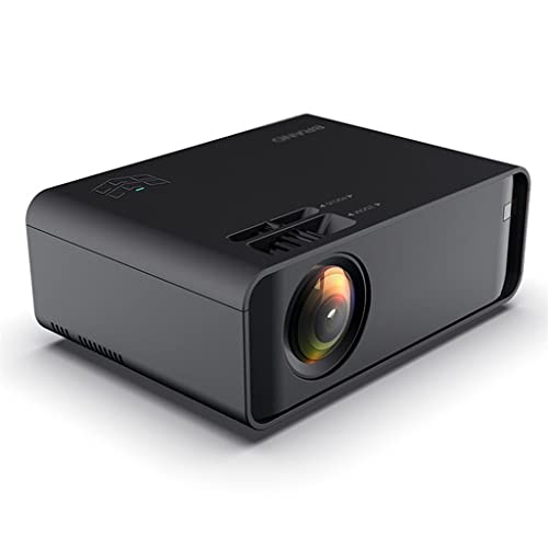 KXDFDC Black Portable Projector High Definition Mobile Phone Same Screen Projector Home Theater Projector