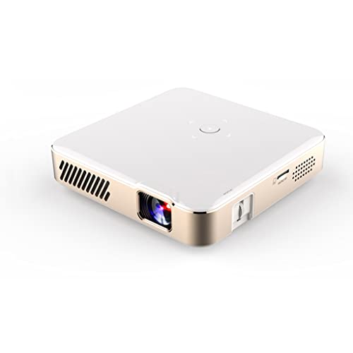 GXBPY S350 Mini Dlp Projector Smart Tv Android 9.0 WiFi Pico Protable 1080p Outdoor 4k Cinema for Smartphone (Color : D)