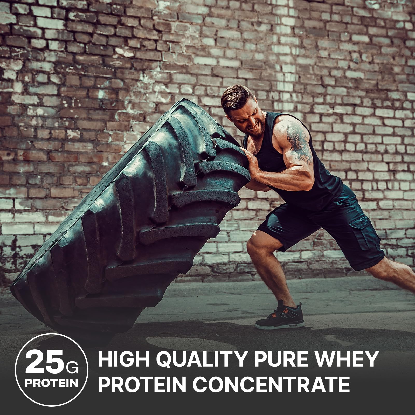 NutraBio Classic Whey Protein Powder- 25G of Protein Per Scoop - No Fillers, Artificial Colors, Preservatives - Chocolate Milkshake, 2 Pounds