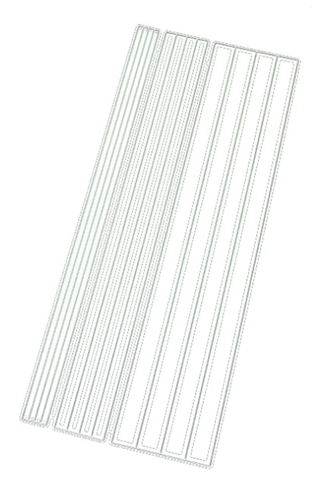 Mvchifay Cutting Dies Metal Stencils Scrapbooking Tool DIY Craft Carbon Steel Embossing Template for Paper Card Making (Rectangular Strips set-21.3x8.9cm)