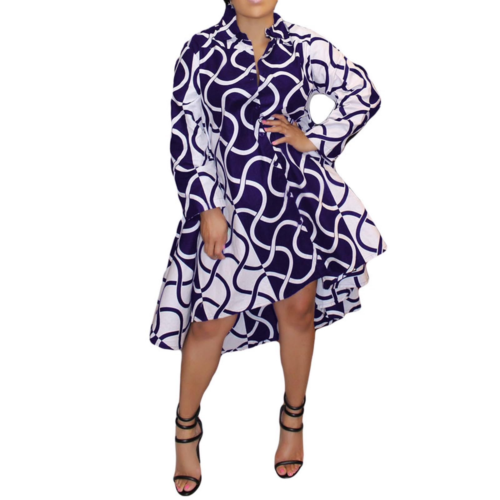 Women Dresses for Church 2023 Casual Fall Tiered Button Down Vestidos hindues para Mujer red Church Dresses for Women lace White Peplum Dresses for Women Vestidos de Mujer rojos Cortos Fuchsia