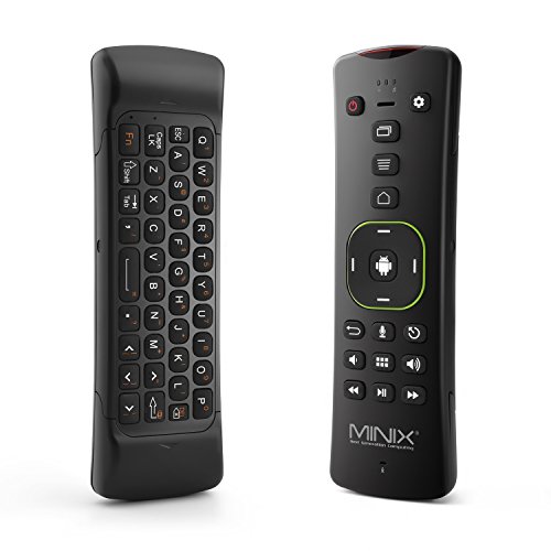MINIX NEO A3, QWERTY Keyboard for Android and Six-Axis Gyroscope Remote with Voice Input