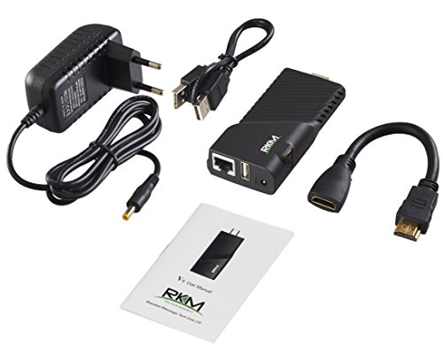 RKM Quad Core 4k Android Mini Pc with 2g Ram/16g ROM, 2.4g/5g WiFi Gbit Ethernet Bluetooth4.0 1.8ghz Hdmi Player- Smart Streaming Media Player v5