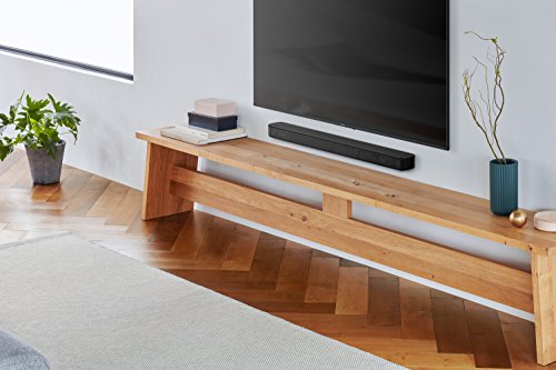 Sony S100F 2.0ch Soundbar with Bass Reflex Speaker, Integrated Tweeter and Bluetooth, (HTS100F), easy setup, compact, home office use with clear sound black