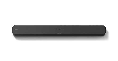 Sony S100F 2.0ch Soundbar with Bass Reflex Speaker, Integrated Tweeter and Bluetooth, (HTS100F), easy setup, compact, home office use with clear sound black