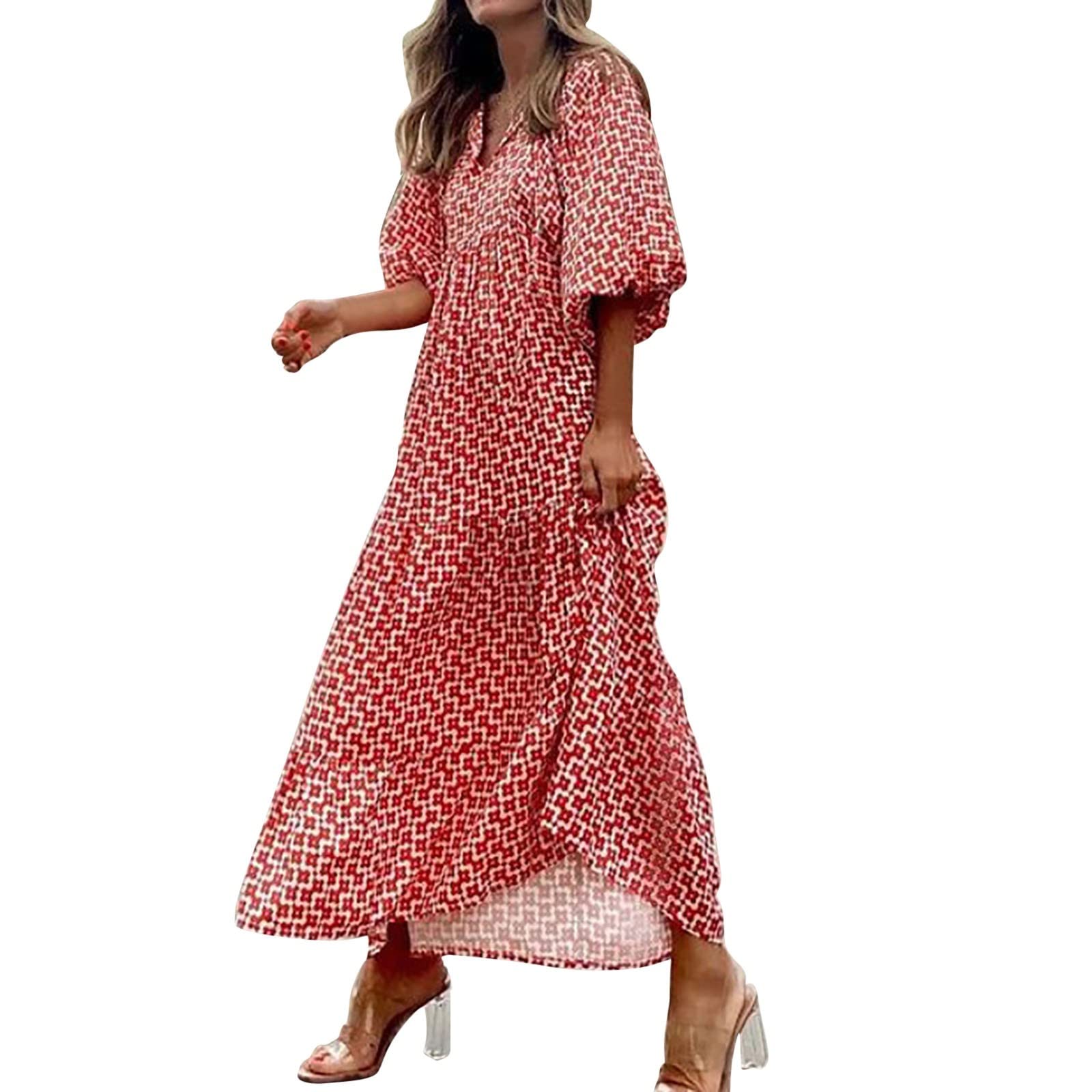 Dresses for Women Western Dress for Women Slit Maid Dress Green Dress Plus Size Boho Wedding Dresses for Women midi Dress Off The Shoulder Vestidos de Mujer rojos Cortos Sheath Dresses for Women