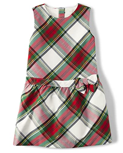 Gymboree,and Toddler Sleeveless Holdiay Dresses,Green and Red Plaid,10