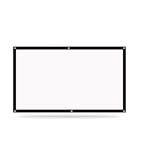 FMOGE Led Projector Screen Portable 16:9 Polyester Outdoor Movie Screen for Travel Home Theater (Size : 150 inch)
