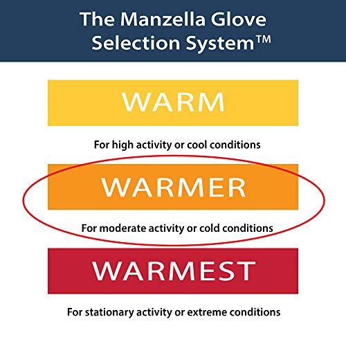 Manzella Men's Tempest Windstopper 2.0 Fleece Gloves Black (Xl)