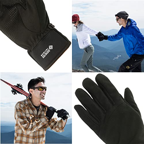 Manzella Men's Tempest Windstopper 2.0 Fleece Gloves Black (Xl)