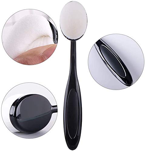 UNIMEIX 5 Pack Blending Brushes for Card Making Blending Tools for Drawing Blending Brush Blender(Size 3, 1.18" Brush Head, Black)