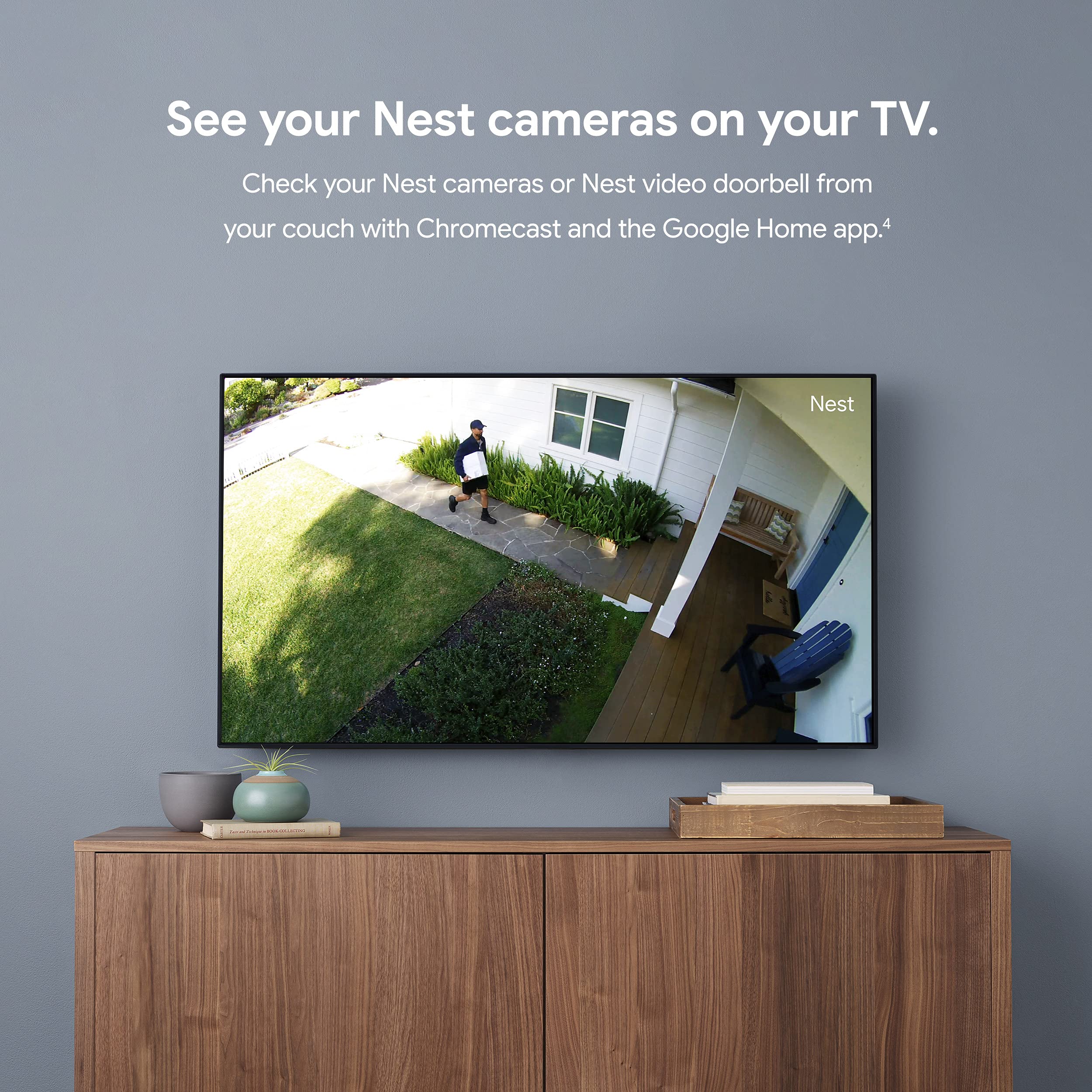 Google Chromecast - Streaming Device with HDMI Cable - Stream Shows, Music, Photos, and Sports from Your Phone to Your TV