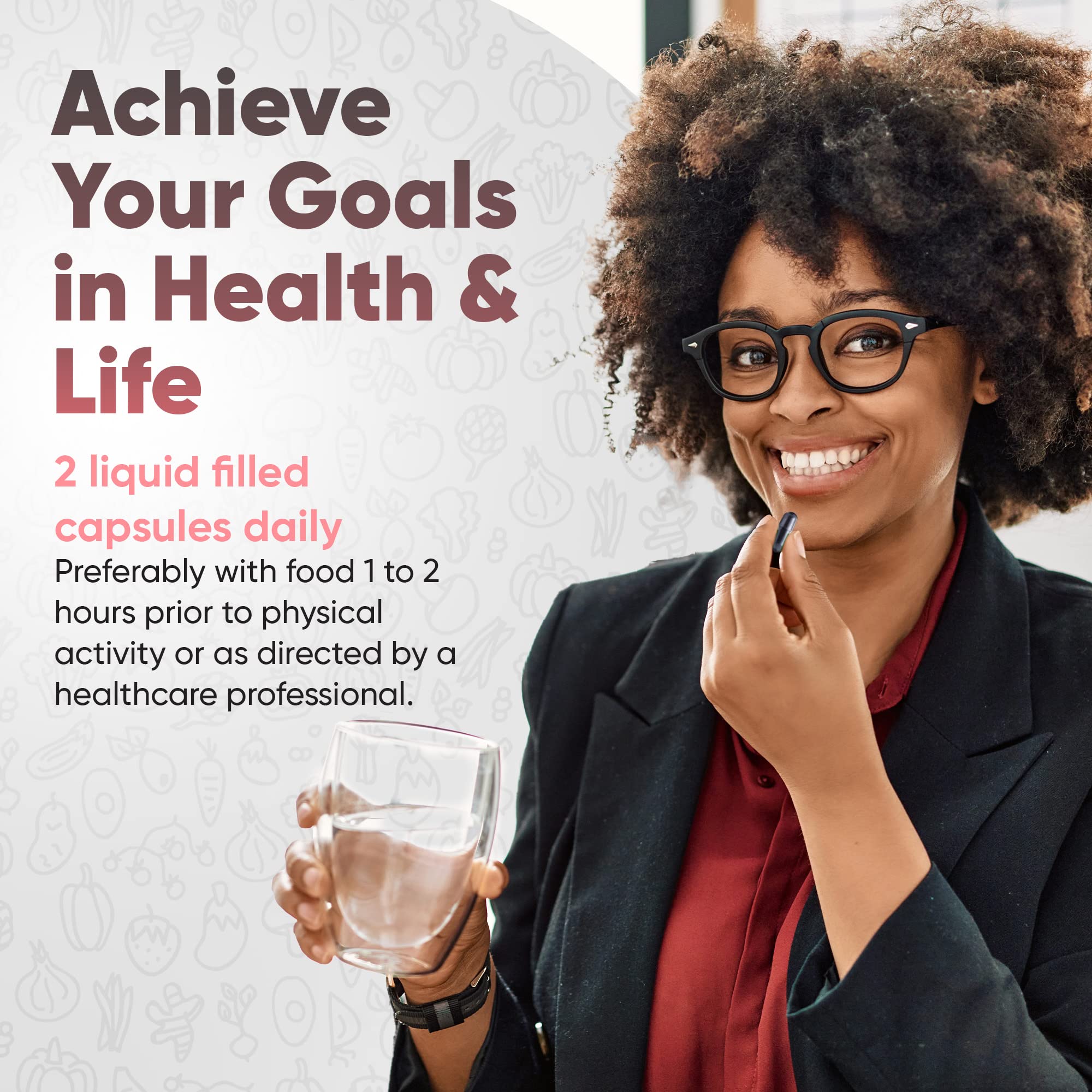 Kaitamin Bariatric Multivitamin with Iron for Post-Bariatric Surgery - Easy-to-Swallow Liquid Capsules with 42 Fruit & Veggie Blend - 120 Capsules, 2 Month Supply