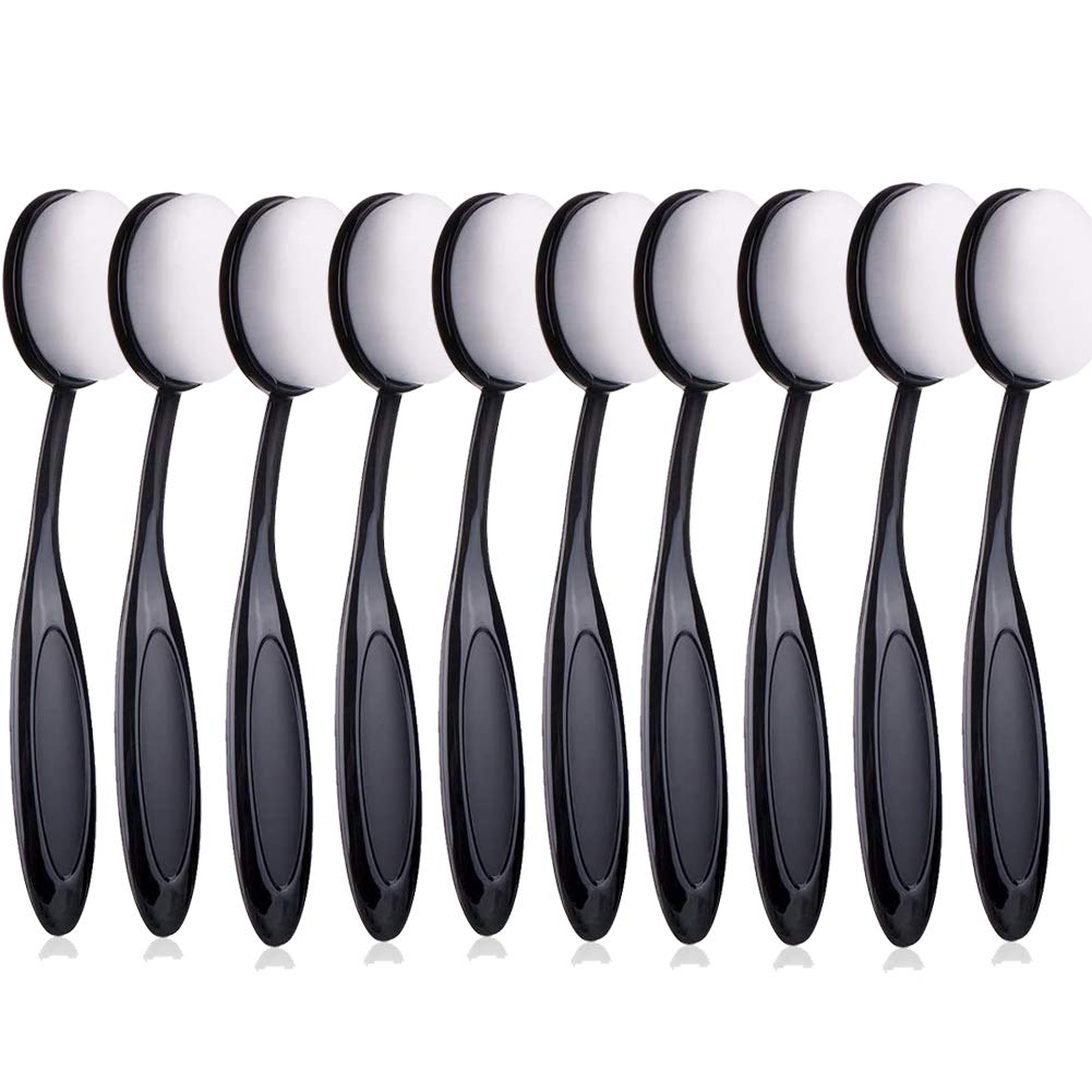 UNIMEIX 5 Pack Blending Brushes for Card Making Blending Tools for Drawing Blending Brush Blender（Size 3, 1.18" Brush Head, Black）