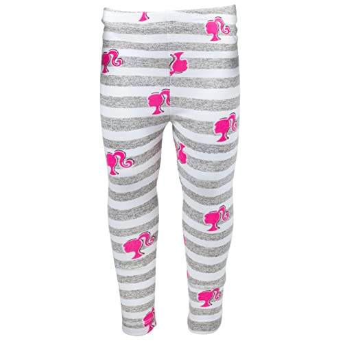 Barbie Little Girls Peplum Fleece Hoodie & Peplum Leggings Pink 6-6X
