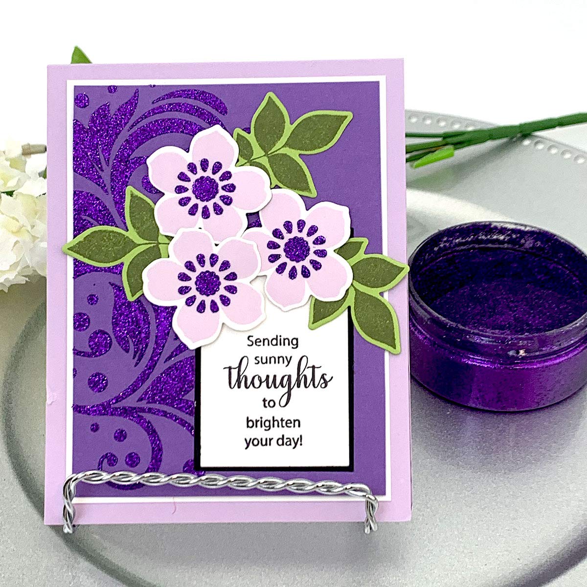Gina K. Designs for Therm O Web Glitz Glitter Gel, Wild Lilac, 2.3 Ounces