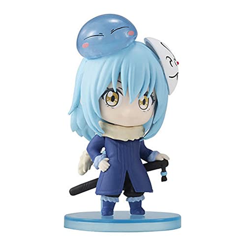 FHKSL 3pcs That Time I Got Reincarnated As A Slime Rimuru Tempest Milim·Nava Shizue Izawa Action Figures Q Version Clay Figure Box Doll Multiple Colors (Rimuru Tempest)