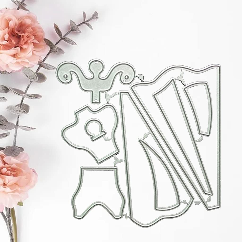 Dress Metal Die Cuts, Cutting Dies for Card Making Clearance, Embossing Dies for Scrapbooking, DIY Album Paper Cards Decoration