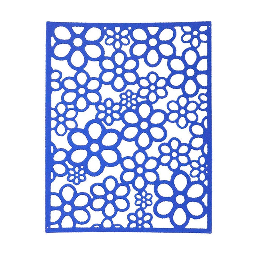 Small Flower Frame Background Cutting Dies Stencil Metal Template Molds, Embossing Tool Flower Die Cuts for Card Making Album Paper Scrapbooking DIY Décor Dies Craft