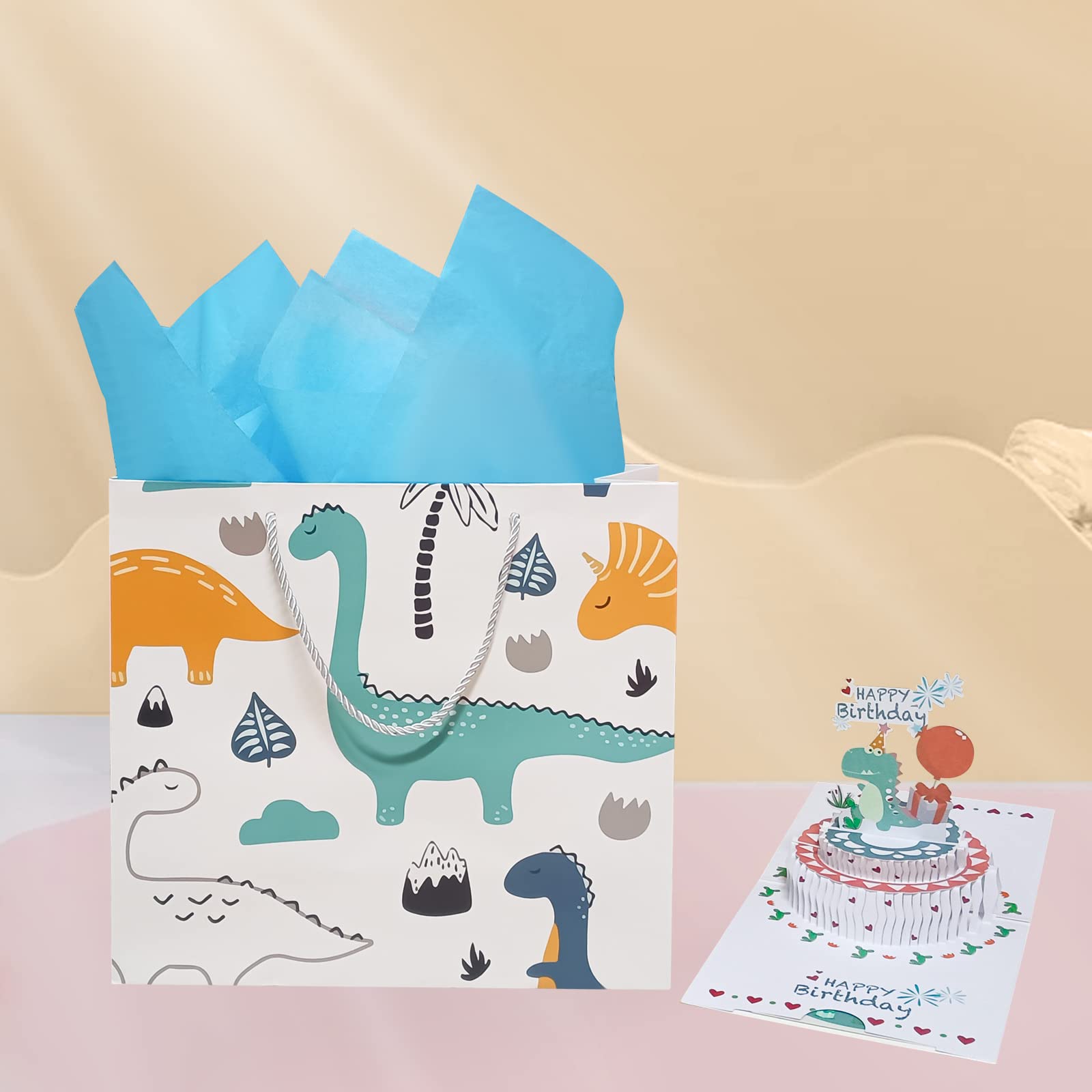 Colodeol 12" Large Happy Birthday Gift Bags