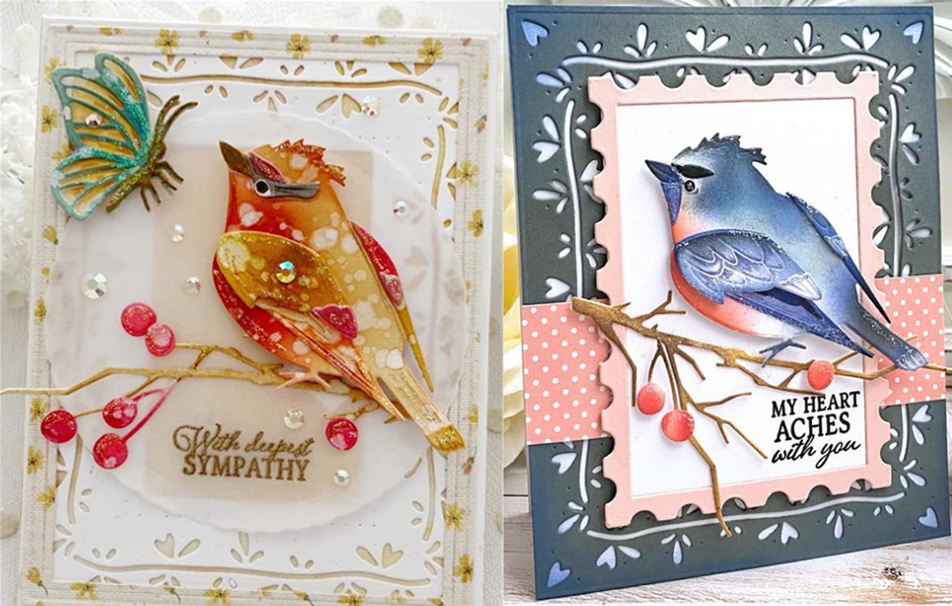 Ammsochy Cutting Dies Metal Stencils Scrapbooking Tools Flowers Lace Frame DIY Embossing Template for Paper Card Making Album Arts Crafts Supplies (Rectangle Love line frame-13.8x10.5cm)