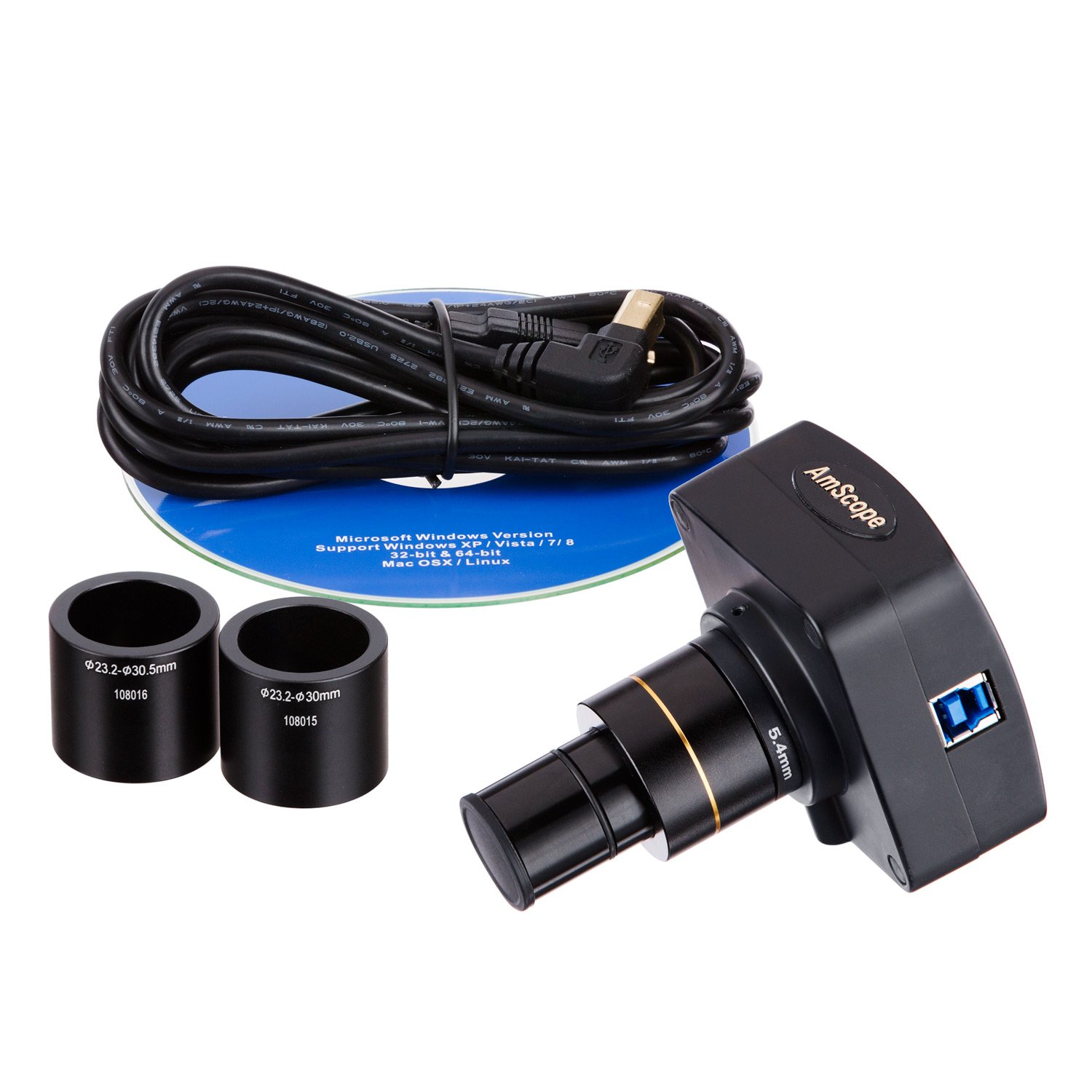 AmScope 2x-225x Trinocular Boom Stand Stereo Zoom Microscope + 18MP Camera