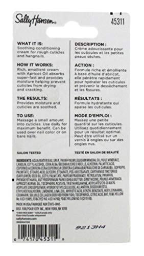 Sally Hansen Cuticle Massage Cream 0.4 Ounce (12ml)