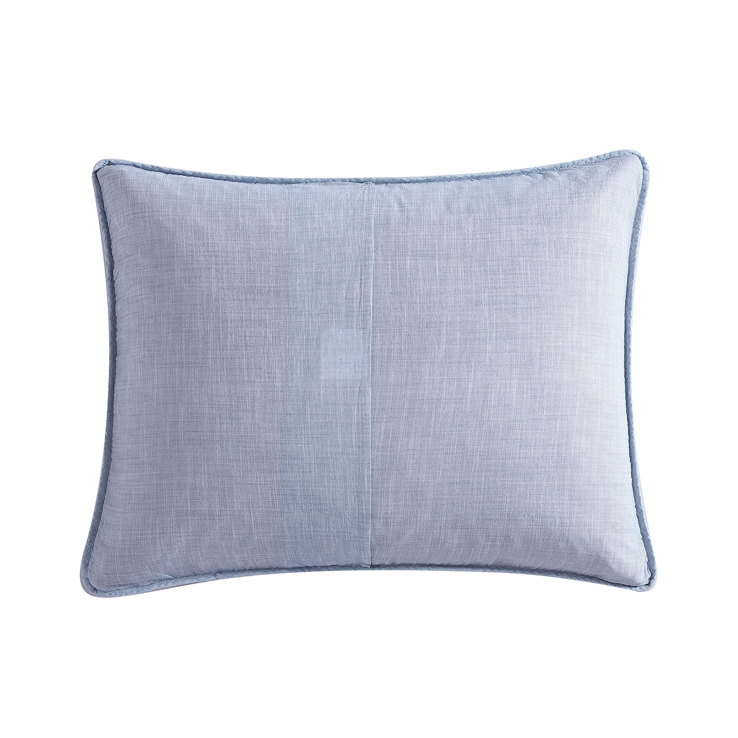 Tommy Bahama - King Quilt Set, Reversible Cotton Bedding with Matching Sham, Coastal Bedding Set with Textured Reverse (Distressed Water Leaves Blue, King)