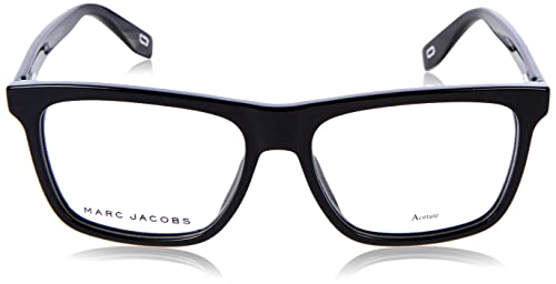 Marc Jacobs Marc 342 807 Black Plastic Rectangle Eyeglasses 55mm