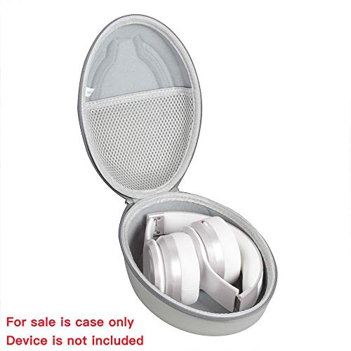 Hermitshell Travel Case for Picun P26 Bluetooth Headphones Over Ear 40H Playtime Hi-Fi Stereo Wireless Headphones (Grey)