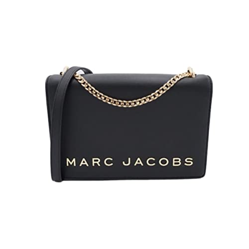Marc Jacobs M0015908 Black Gold Hardware Medium Women's Leather Crossbody