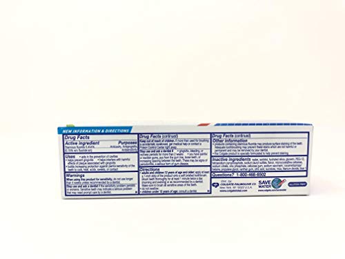 Colgate Total Whitening Toothpaste Gel, 3.3 oz (Pack of 3)