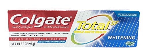Colgate Total Whitening Toothpaste Gel, 3.3 oz (Pack of 3)
