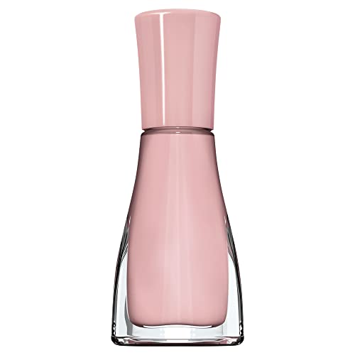 Sally Hansen Insta Dri, Petal Pusher, 3-in-1 Formula, Color Nail Polish, 0.31 Oz, Quick Dry Nail Polish, Nail Polish, Top Coat Nails, Full Coverage Formula, One Stroke, One Coat