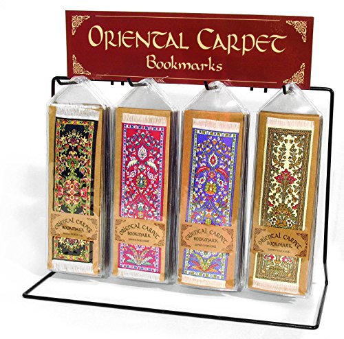 Oriental Carpet Bookmarks - Antique Red Collection - 3 designs - Beautiful, Elegant, Woven Cloth Bookmarks! Best Gifts & Stocking Stuffers for Men,Women,Teachers & Librarians!