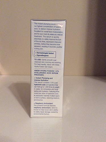 Avon Anew Hidra fusion Serum 1.5% hyaluronic acid