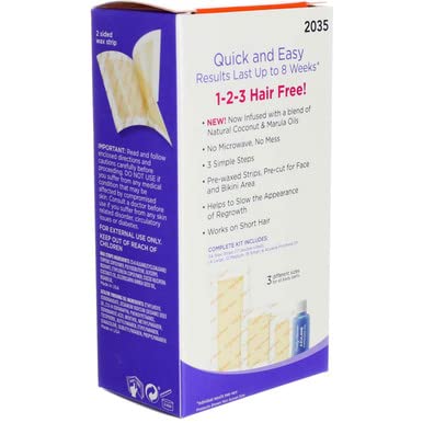 Sally Hansen Hair Remover Wax Strip Kit 1 ea (Pack of 5)