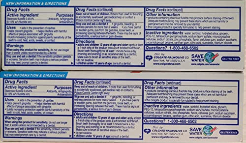 Colgate Colgate total toothpaste, clean mint, 3.3 oz. 2-pack- paste, 6.6 Fl Oz