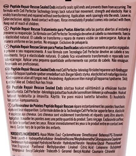 Schwarzkopf BC Bonacure Repair Rescue SEALED ENDS for damaged ends (with Sleek Steel Pin Tail Comb) (5.1 oz / 150ml - XXL bonus size)
