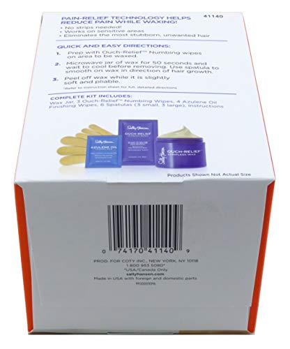 Sally Hansen Ouch-Relief Stripless Hard Wax Kit (2 Pack)