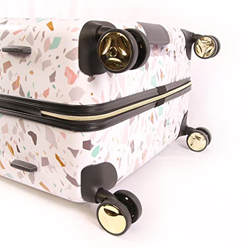 FILA Women's Luggage Hardside Spinner, Beige, Check-in 29"