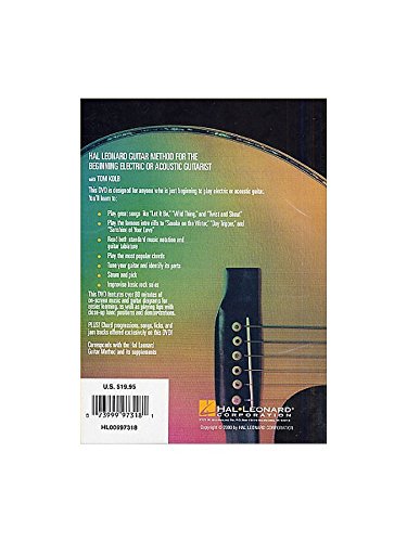 Hal Leonard Guitar Method DVD: For the Beginning Electric or Acoustic Guitarist