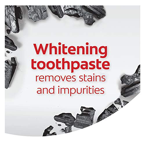 Colgate Charcoal Teeth Whitening Toothpaste, Natural Mint Flavor, Vegan, 4.6 Ounce, 3 Pack
