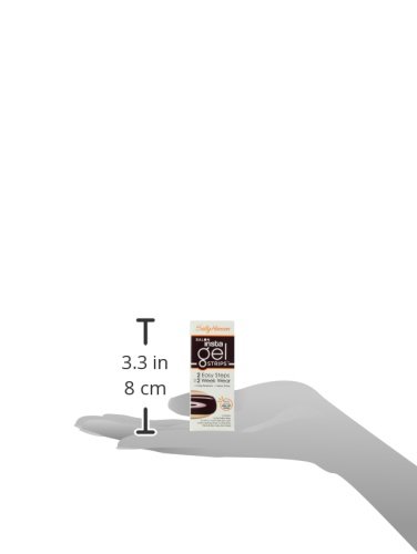 Sally Hansen Salon Insta Gel Strips, Pat On The Black, 16 Ounce