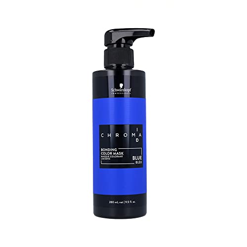 Schwarzkopf ChromaID Bonding Color Mask (Intense) Blue, 280-Milliliters