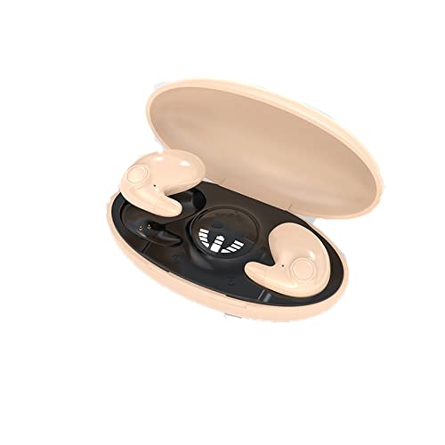 kejinzi Invisible Sleep Wireless Earphone Ipx5 Waterproof, True Wireless Earbuds Sense-Free to Wear Bluetooth 5.3 Headphones Touch Control, Earbuds Wireless Bluetooth for Sport (Skin Color)
