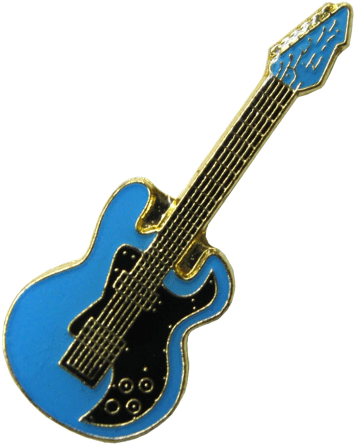 Blue Electric Guitar - Enamel Pin