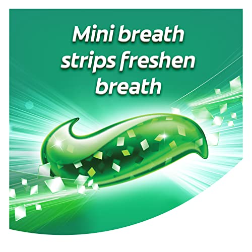 Colgate Max Fresh Toothpaste, Whitening Toothpaste with Mini Breath Strips, Clean Mint Toothpaste for Bad Breath, Helps Fight Cavities, Whitens Teeth, and Freshens Breath, 4 Pack, 6.3 Oz Tubes