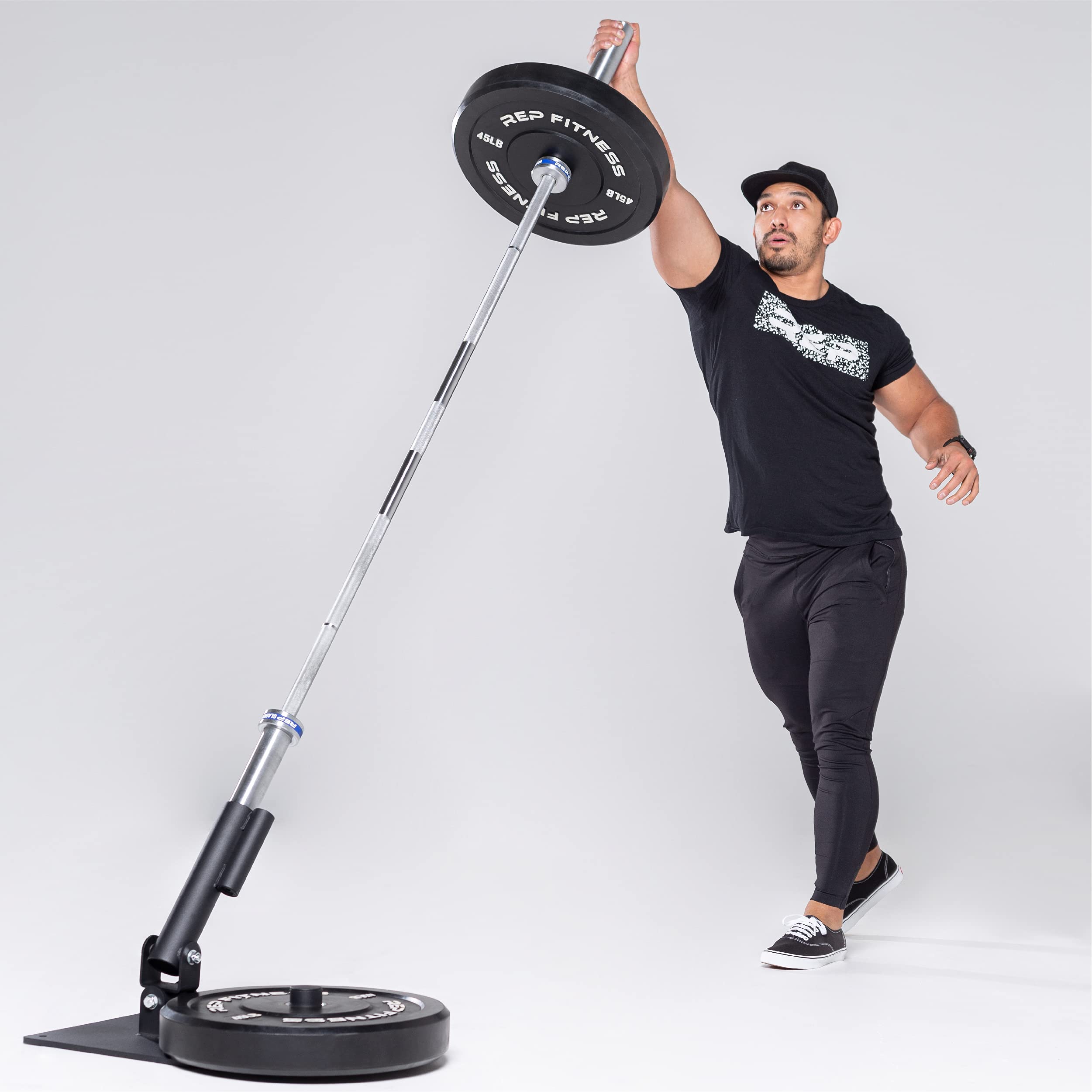 REP Bumper Plates for Strength and Conditioning Workouts and Weightlifting- 370 LB Set